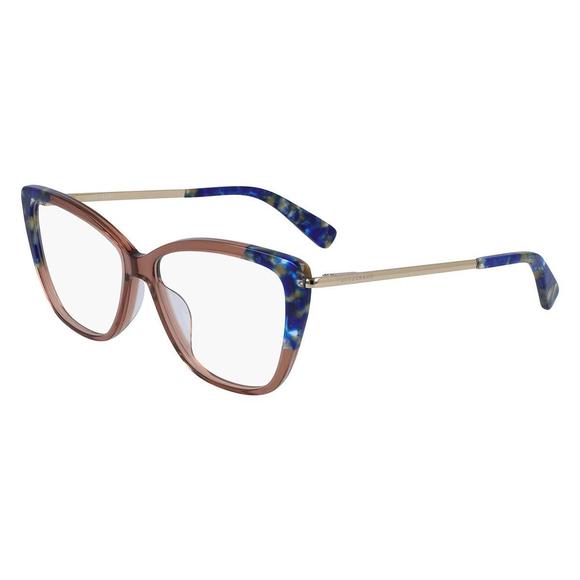 Longchamp | Accessories | New Longchamp Lo 264 272 Crystal Nude Blue ...